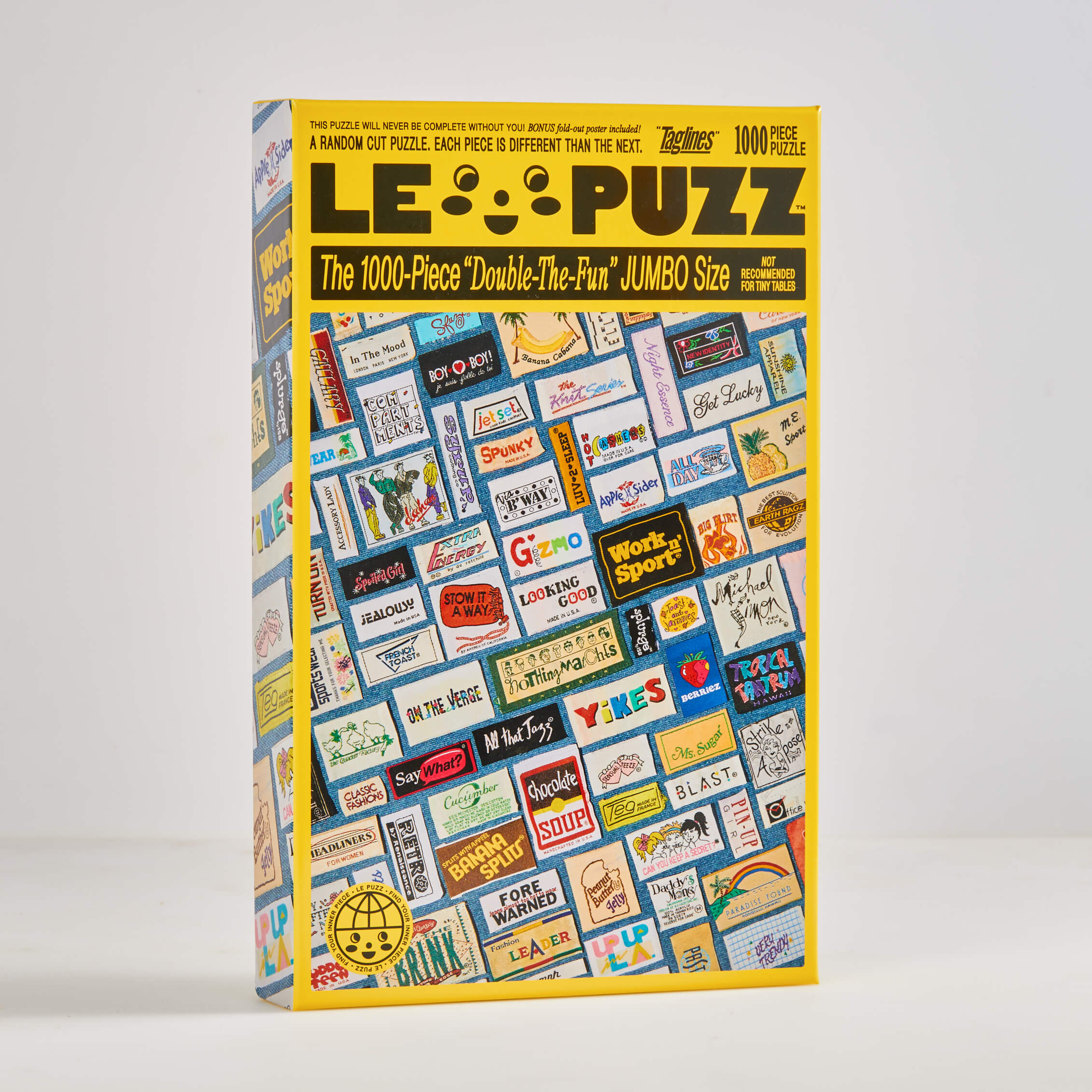 Taglines | a 1000 piece puzzle from Le Puzz
